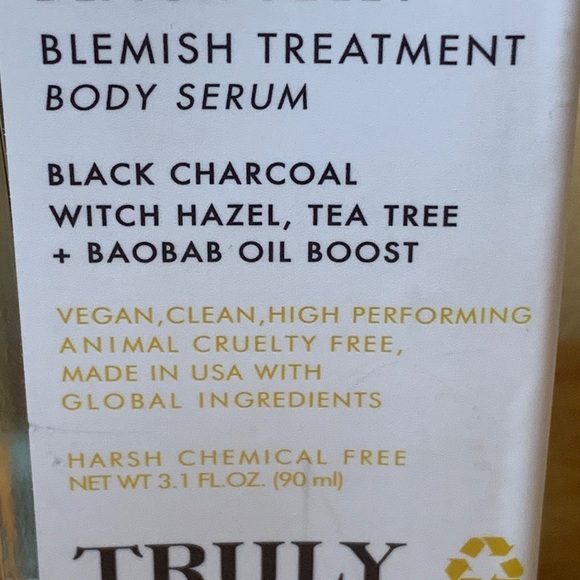 TRULY | Bath & Body | Truly Black Jelly Blemish Body Serum Treatment 3 ...